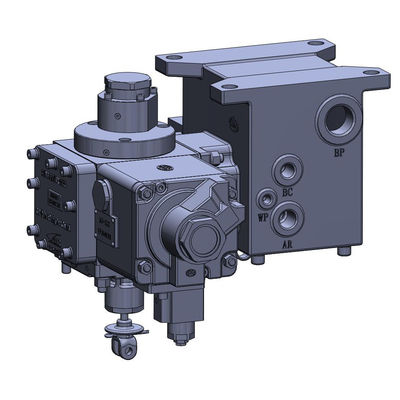 Air Braking Railway Braking Valve UIC Distributor Valve In Railway Wagon