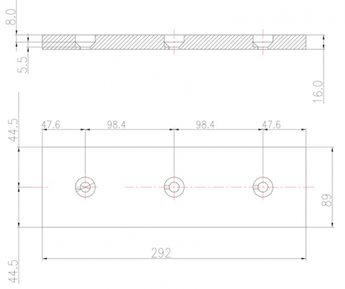 AAR Railway Suspension System High Polymer Composites Side Bearer Wear ...