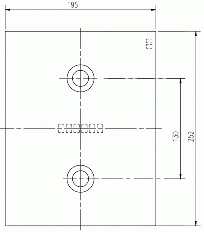 CRRC AAR Yangtze Train Bogie Parts Q345 Pedestal Wear Plate