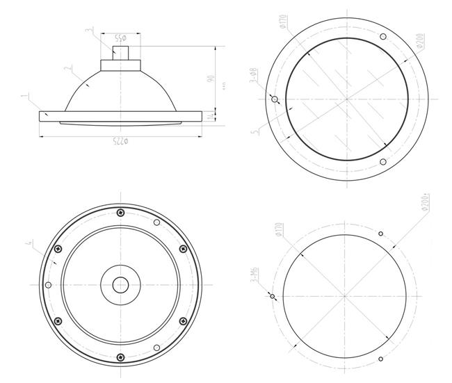Auxiliary LED Locomotive Headlights