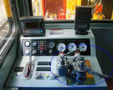 Hengtairail Railway Diesel Locomotive Brake Valve 600kpa